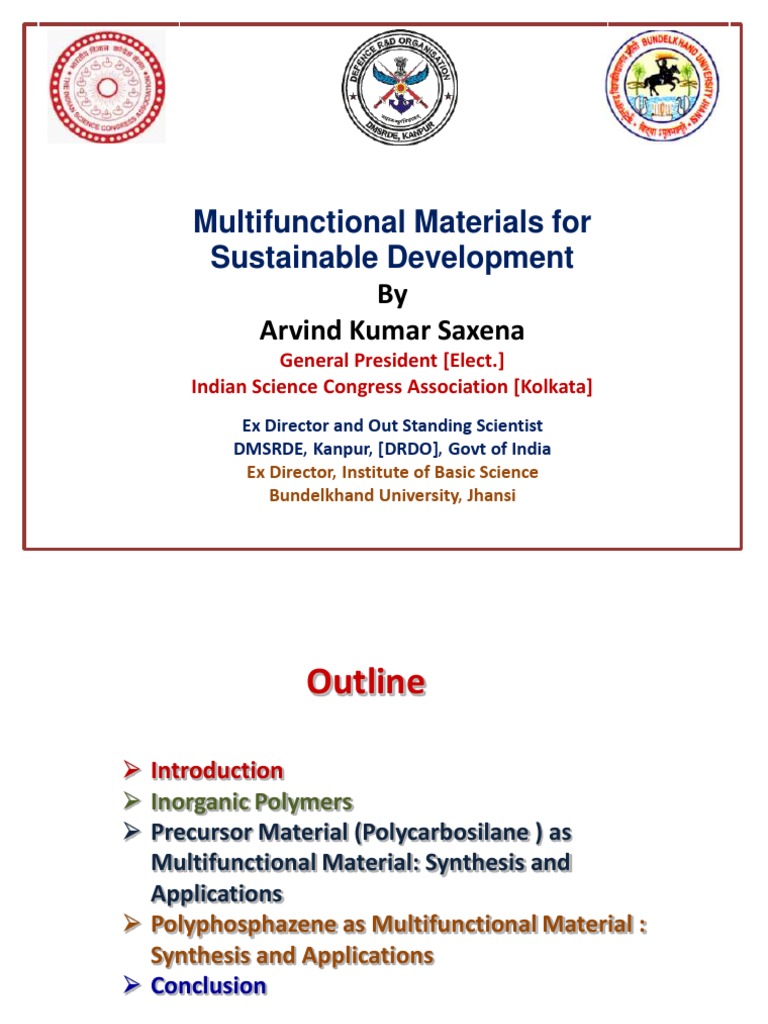 Multifunctional Materials For Sustainable Development | PDF | Carbon ...