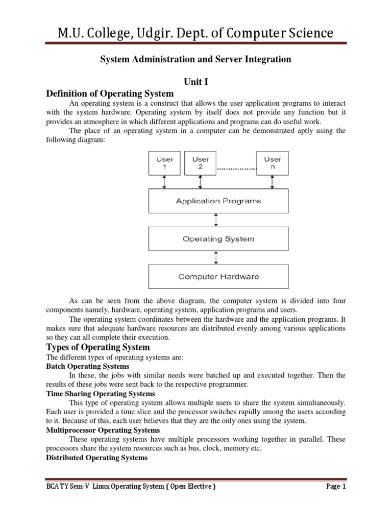 M.U. College, Udgir. Dept. of Computer Science | Download Free PDF ...