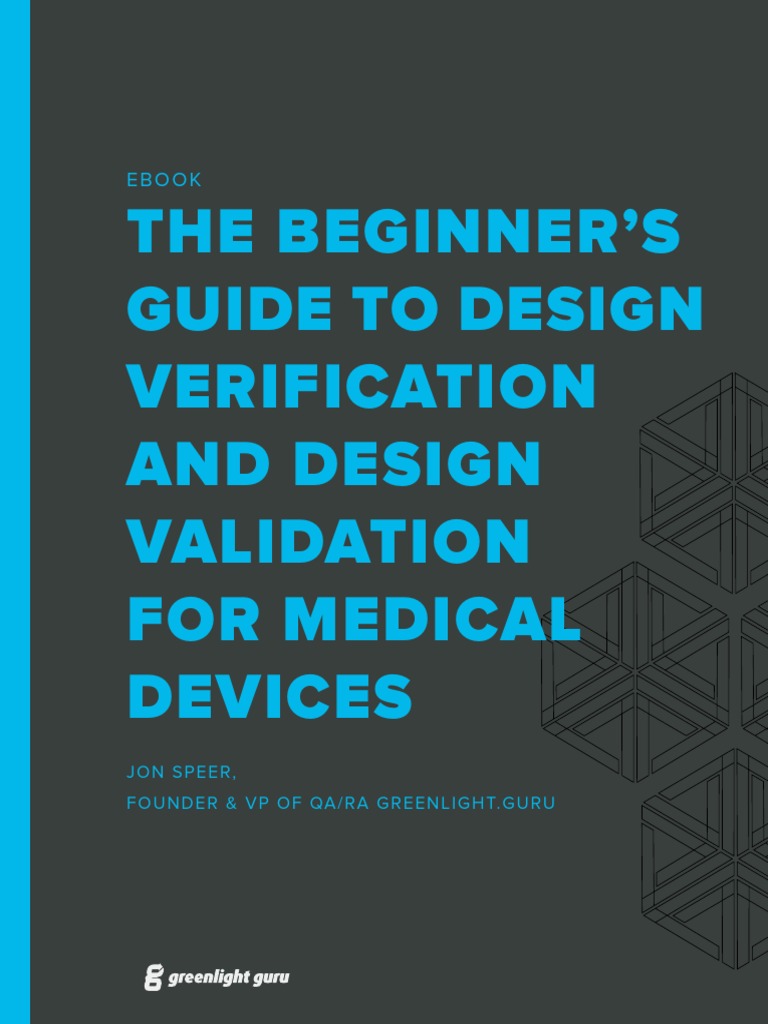 Beginner's Guide To Design Verification and Validation - GG | PDF ...