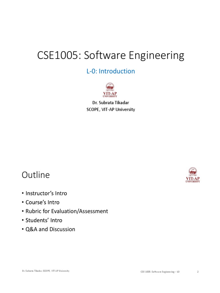 CSE1005 | PDF | Agile Software Development | Engineering