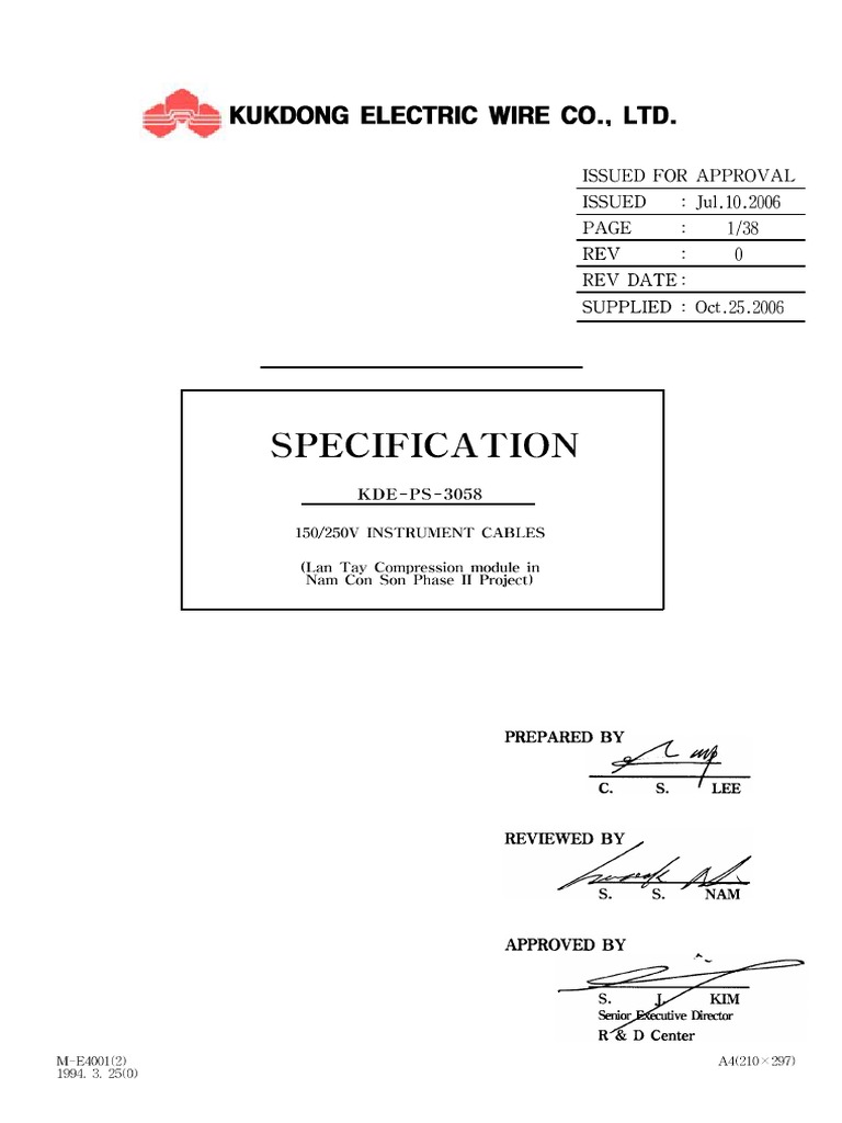 BS 6883 Kukdong | PDF