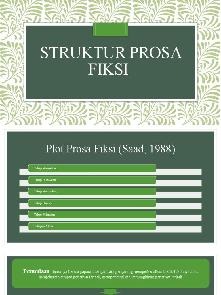 Pertemuan 10 Struktur Prosa Fiksi | PDF