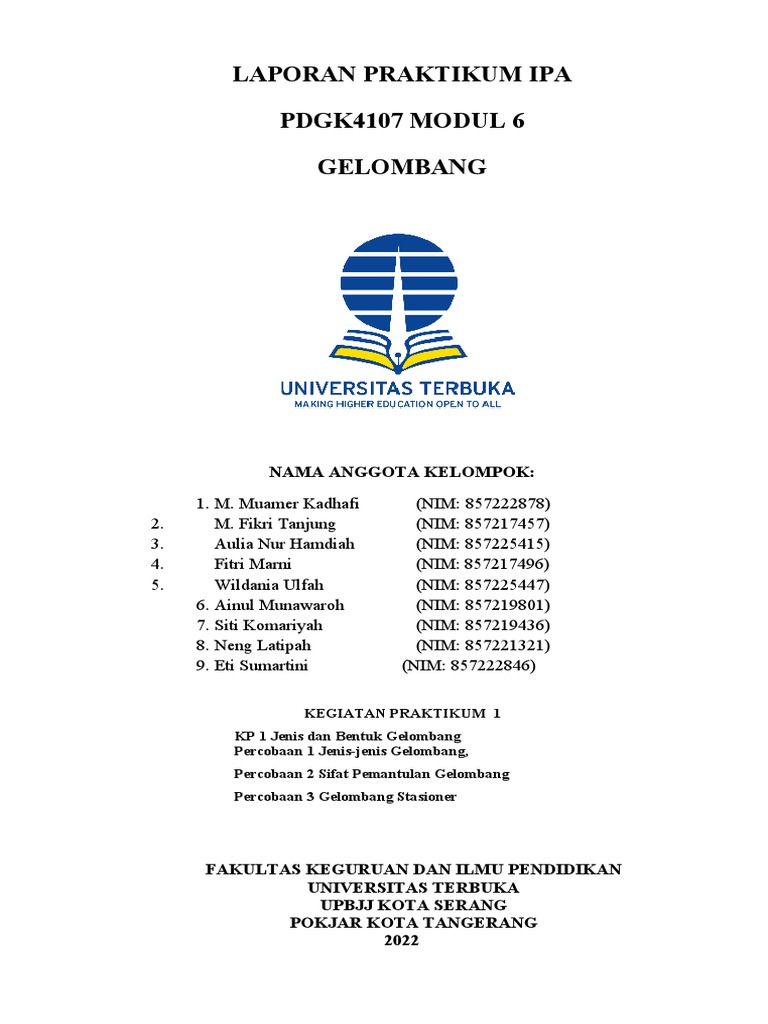 2) LKP Ipa Modul 6 KP 1 Gelombang Part 2 | PDF