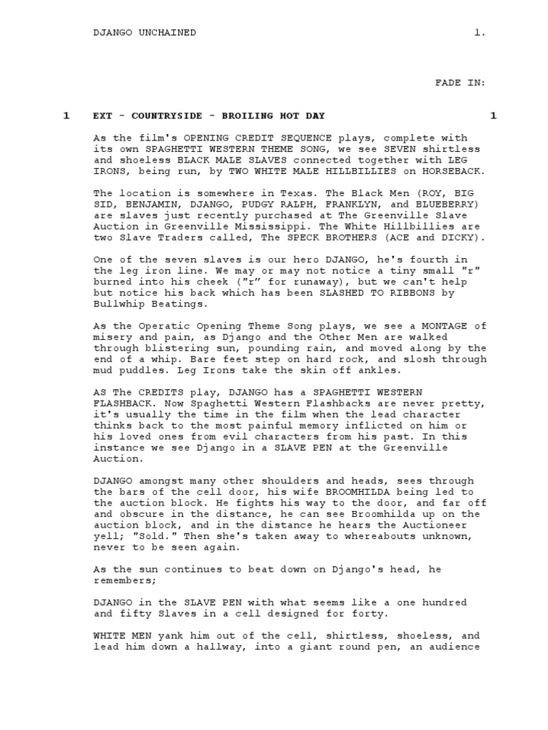 Django Unchained | PDF