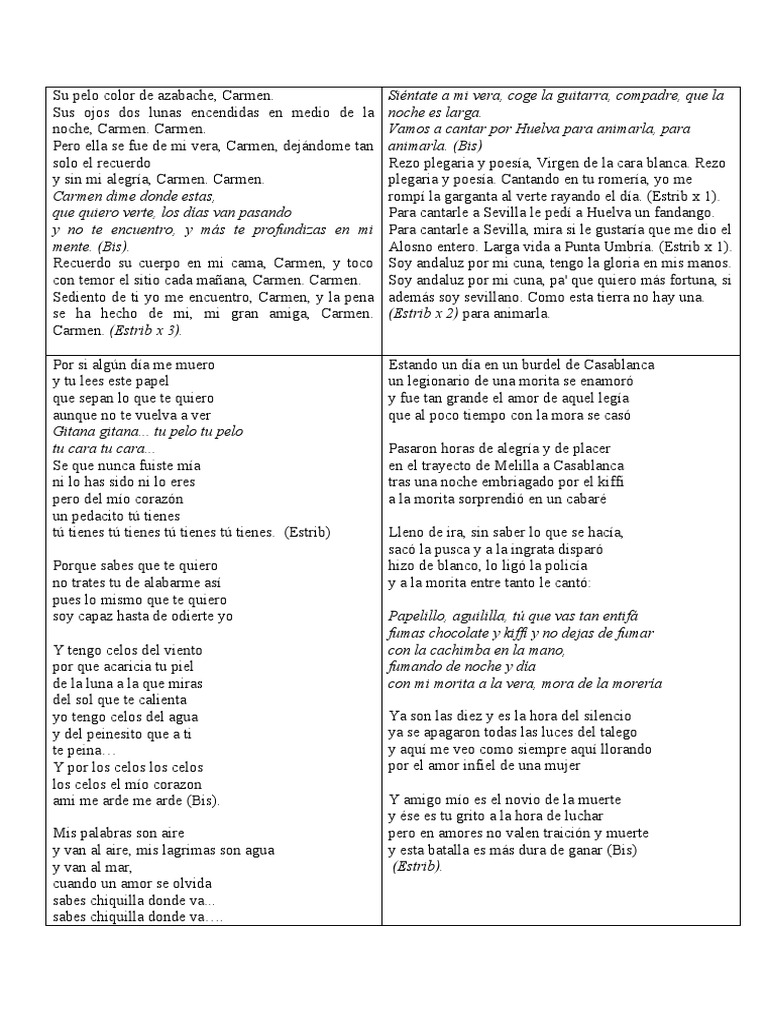 Su Pelo Color de Azabache | PDF