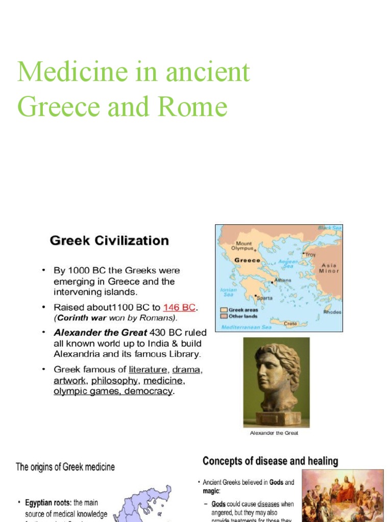 Ancient Greece Medicine PowerPoint Presentation | PDF | Medicine