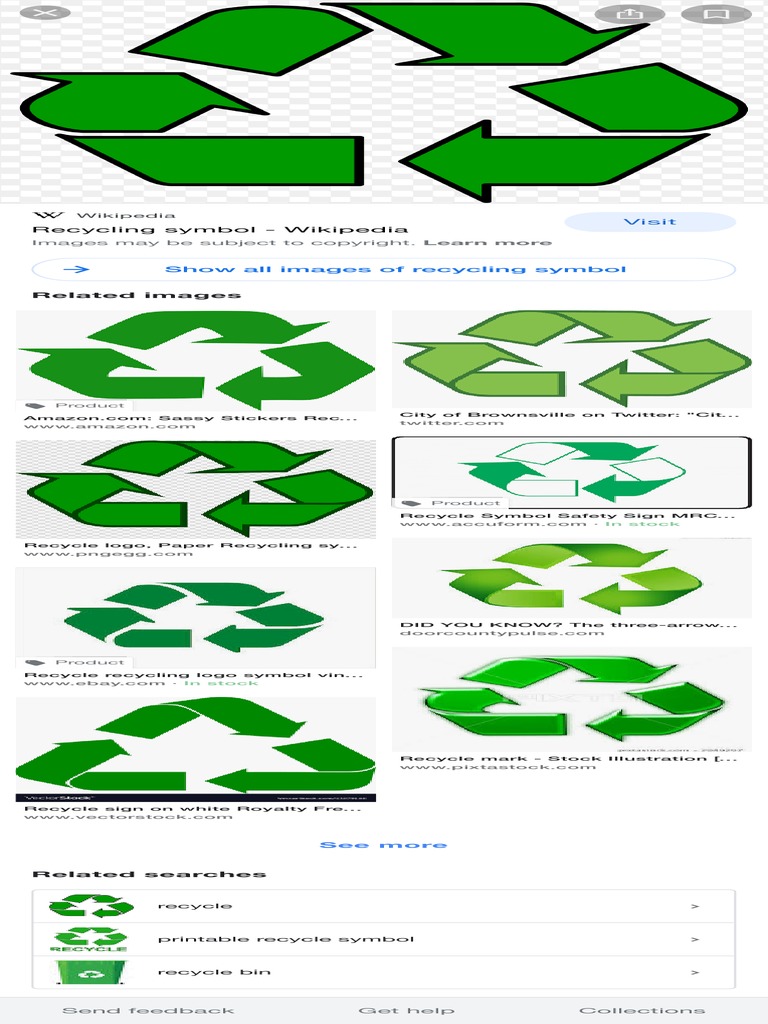 Recycling Symbol - Google Search | PDF | Recycling