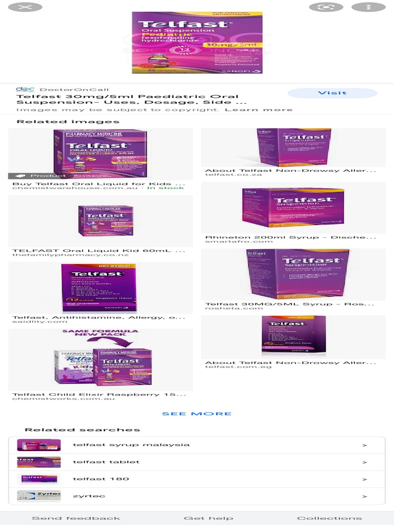 Telfast Syrup - Google Search 2 | PDF