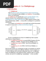 Les Techniques de Multiplexage Suite | PDF | Multiplexage en longueur d'onde | Multiplexage