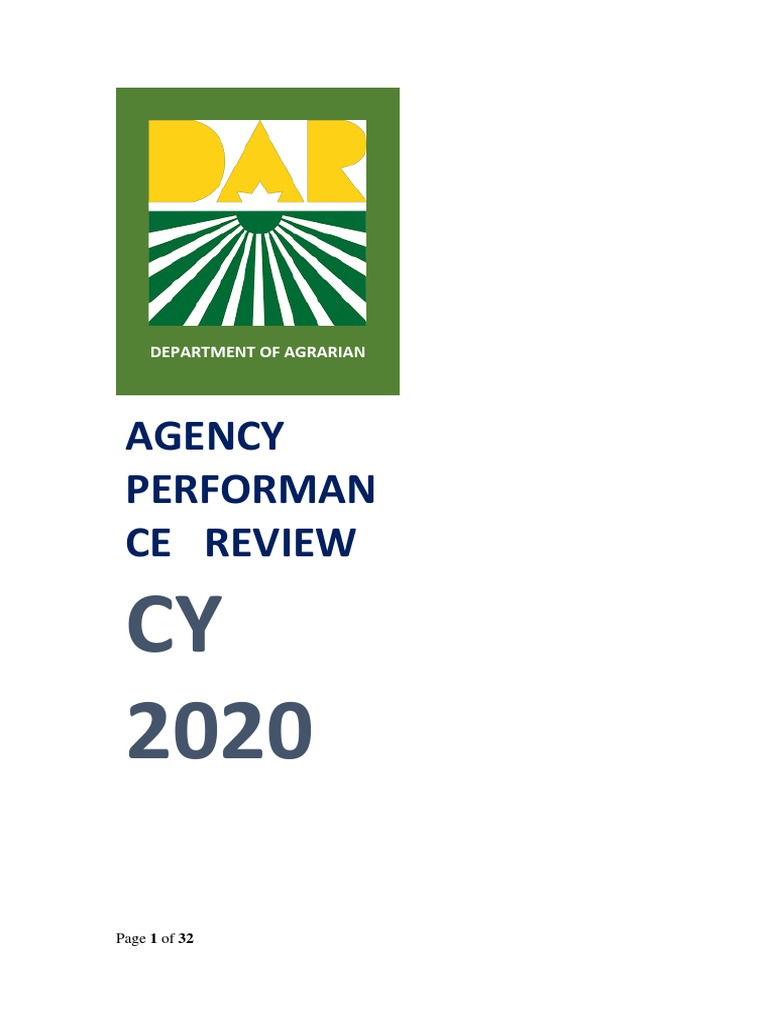 DAR 2020 Report Highlights Performance in Land Reform | PDF | Legal Aid ...