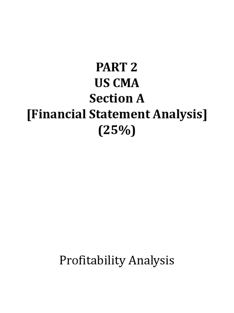 US CMA - Part 2 Terminology | PDF | Net Present Value | Internal Rate Of Return