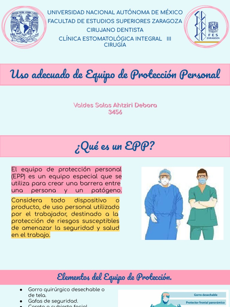 Uso del EPP en Salud Quirúrgica | PDF | Ciencias de la Salud ...