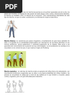 Tipos de Marchas Patológicas | PDF | Distonia | Pie