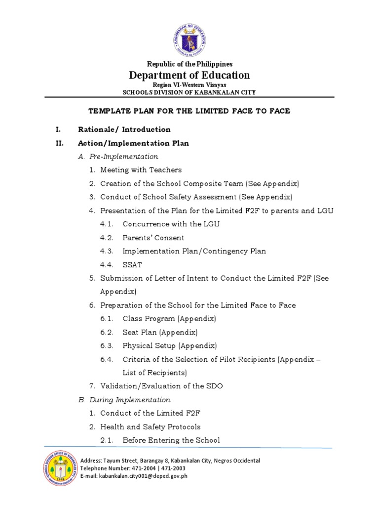 Department of Education: Republic of The Philippines | PDF