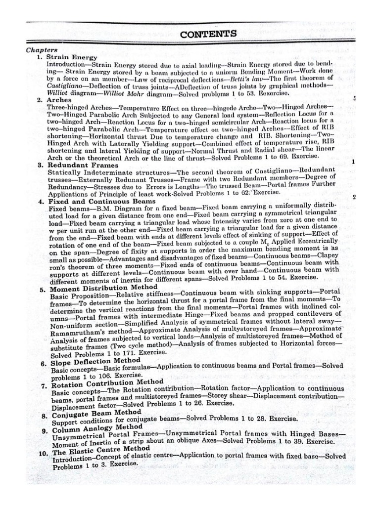 Theory of Structures by S Ramamrutham PDF 5 PDF Free | PDF