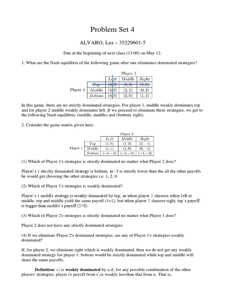 Problem Set 4 | PDF | Economic Theories | Microeconomics