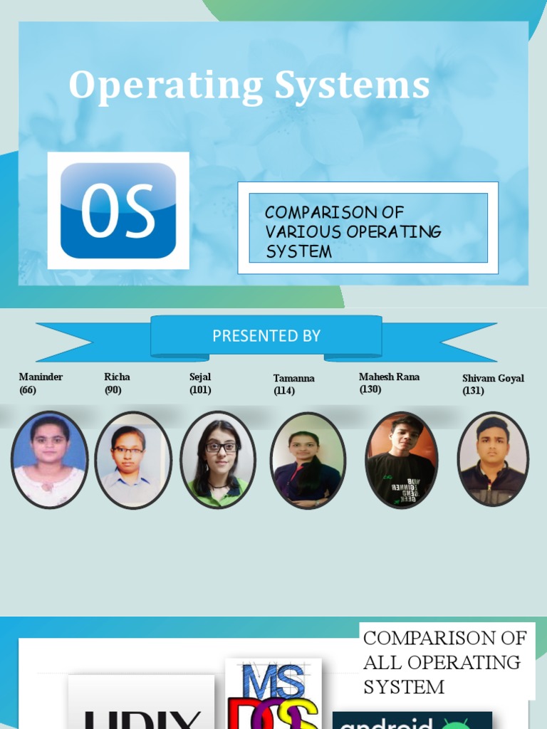 Comparing Operating Systems: MS-DOS, Windows, Linux, Unix, Android | PDF | File System ...