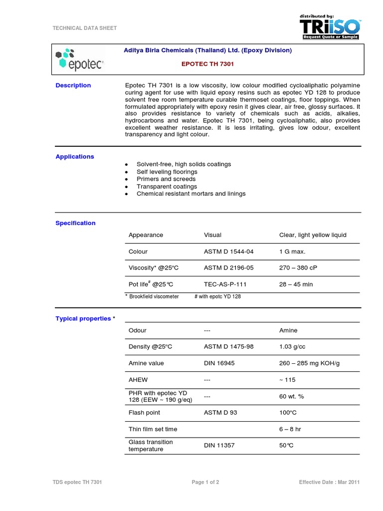 Description: Aditya Birla Chemicals (Thailand) Ltd. (Epoxy Division ...
