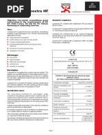 Conbextra HF Precision Grout Overview | PDF | Concrete | Industrial ...