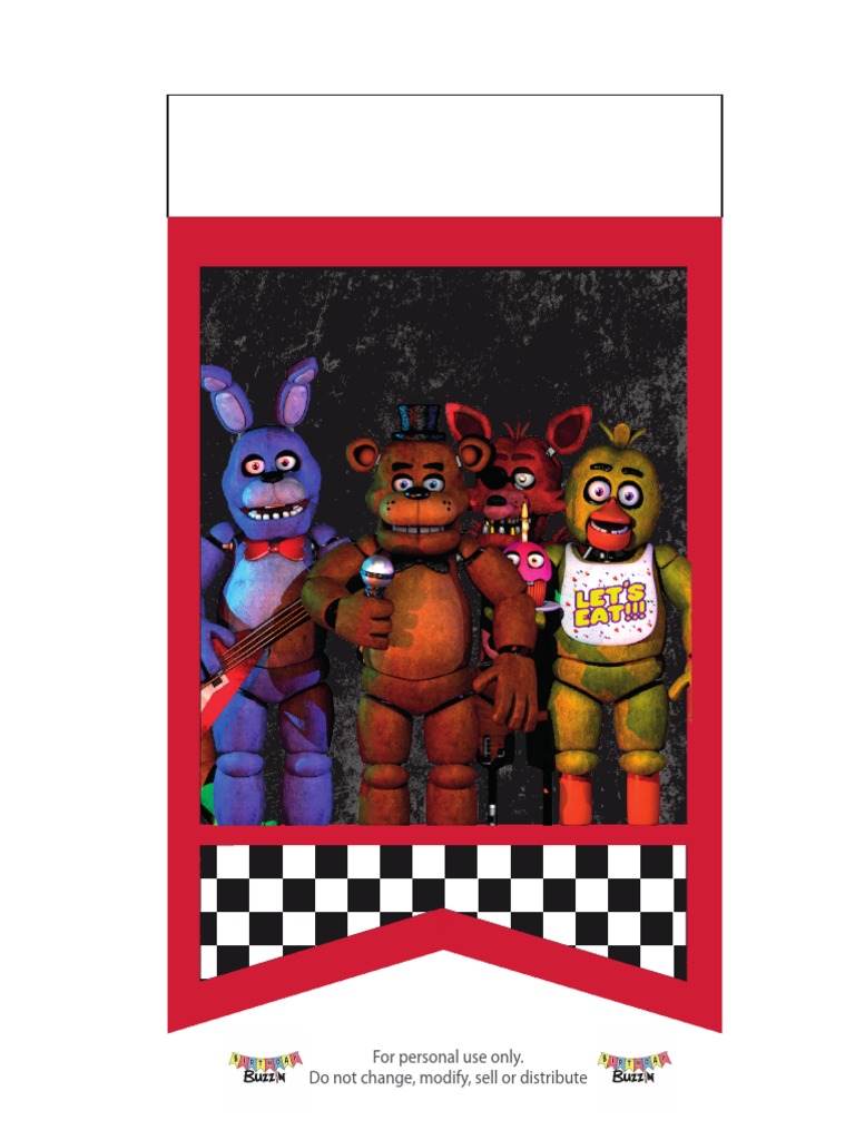 Five Nights at Freddy's Birthday Banner | PDF
