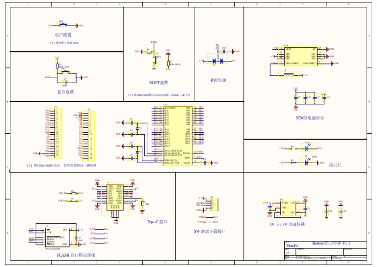 STM32F411CEU6 Schematics | PDF