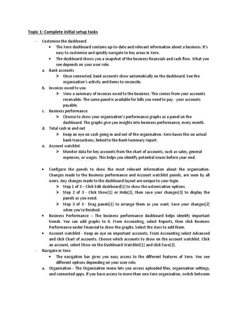 Topic 1: Complete Initial Setup Tasks | PDF | Computer File ...