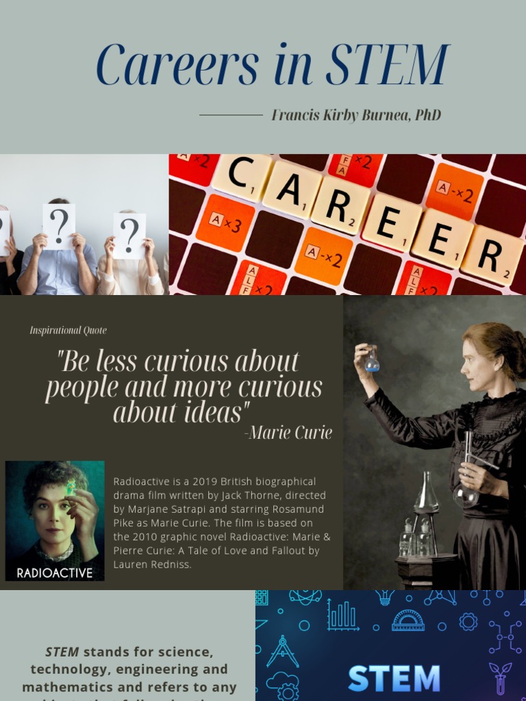 Careers in STEM - Updated | PDF | Engineering | Science, Technology ...