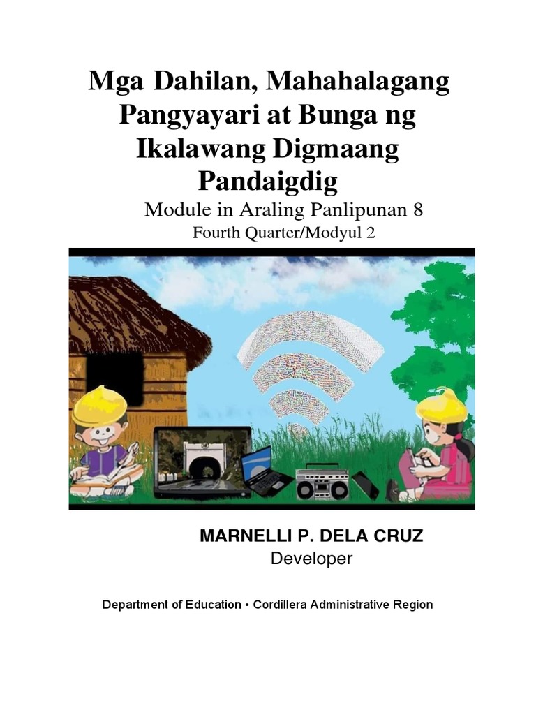 Aralpan8 - q4 - wk3-4 - Mga Dahilan, Mahahalagang Pangyayari at Bunga NG Ikalawang Digmaang ...