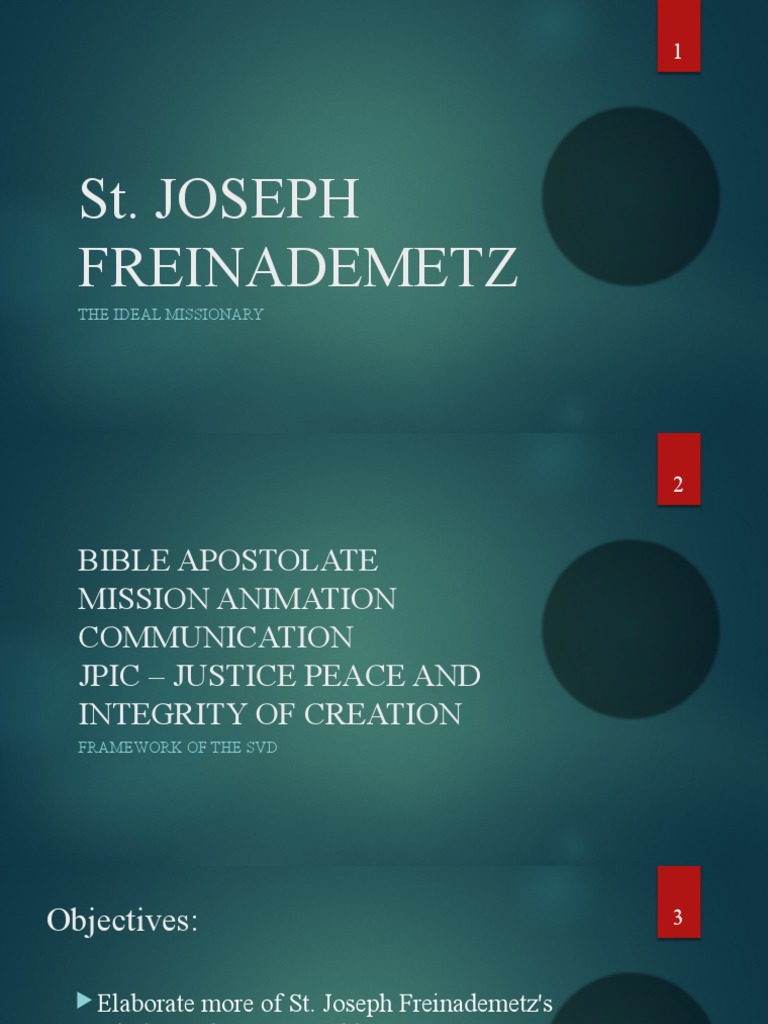 St. Joseph Freinademetz: Missionary Legacy | PDF | Christian Mission ...