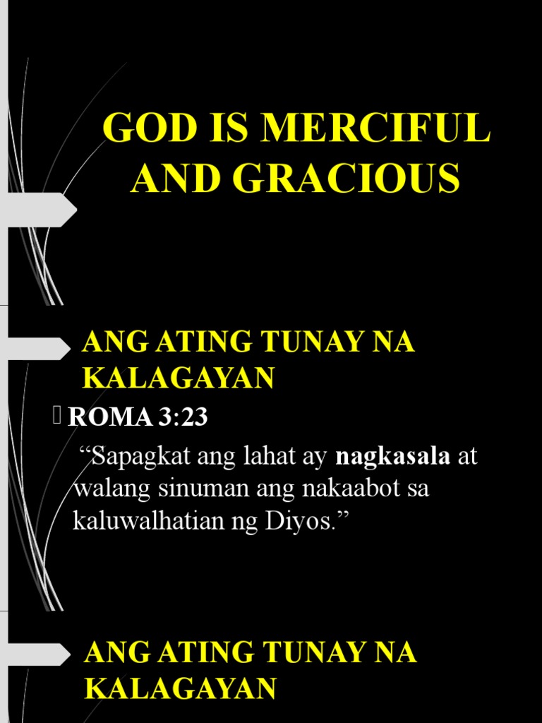 Understanding God's Mercy and Grace | PDF | Grace In Christianity | Mercy