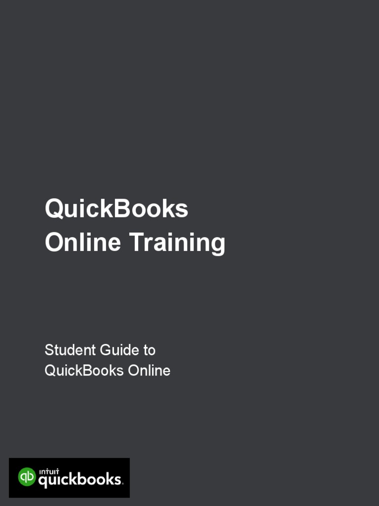 QuickBooks Desktop Online Student Guide | PDF | Quick Books | Invoice
