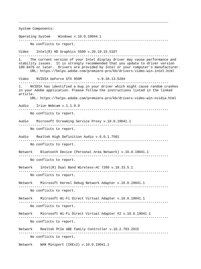 System Compatibility Report | PDF | Graphics Processing Unit | Shader