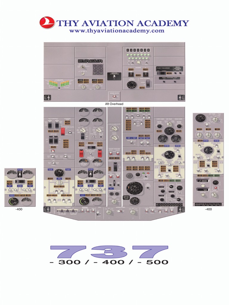 Boeing 737 - Classic - Panels | PDF