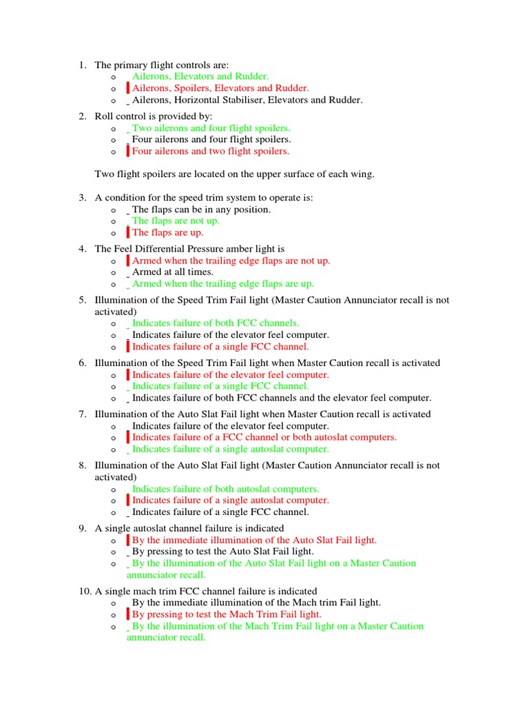 B737 Flight Control Systems Overview | PDF | Flap (Aeronautics) | Aileron