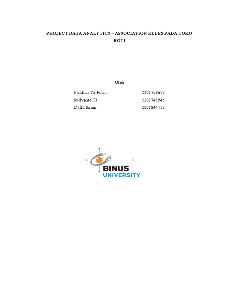 Project Data Analytics Pdf 