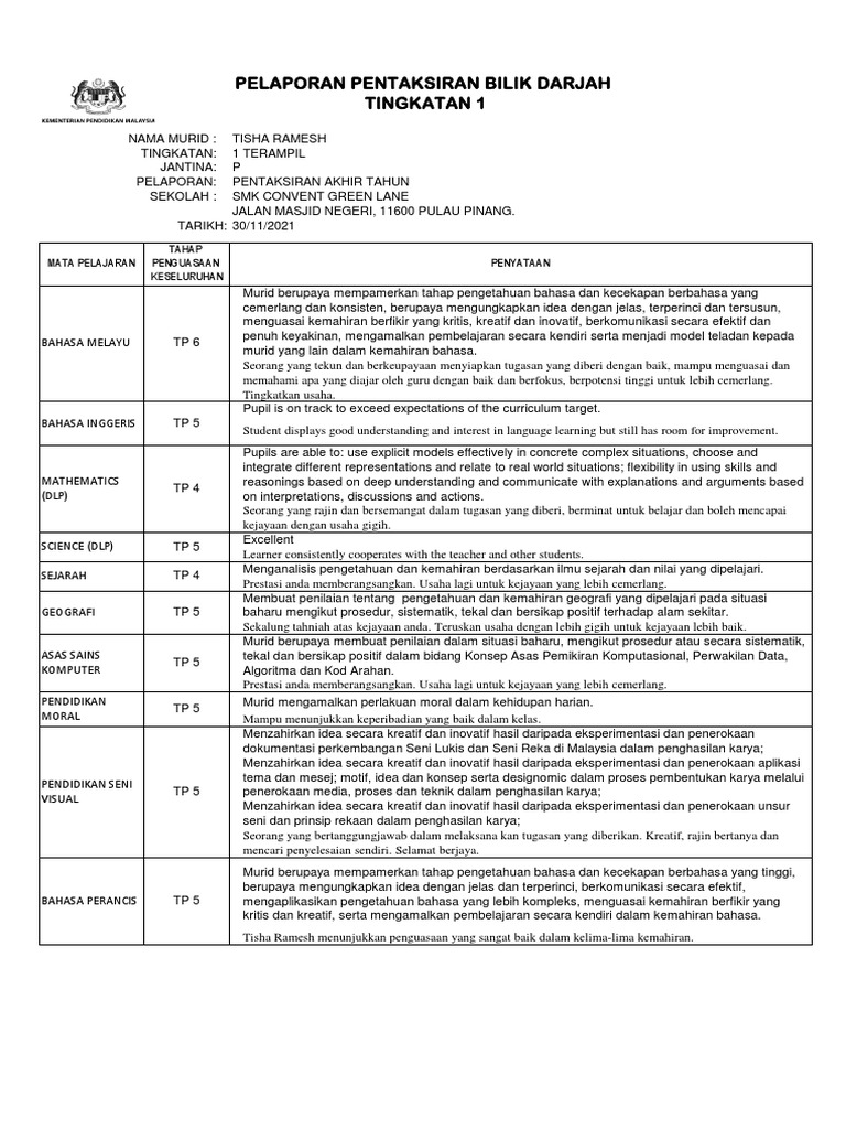 Tisha Ramesh - 1 Terampil | PDF