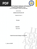 Instructivo SACE para Administradores | PDF | Honduras | Información
