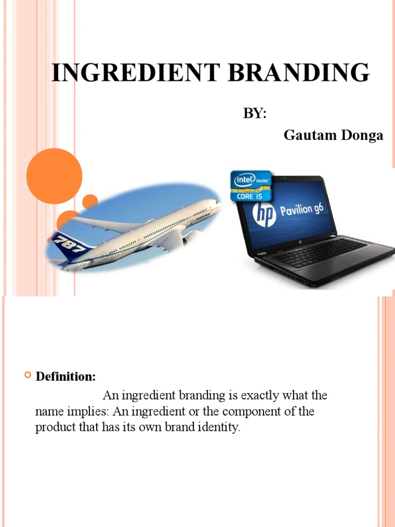 Ingredient Branding | PDF | Intel | Brand