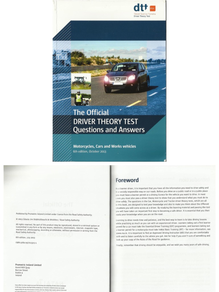 Driver Theory Test Oct 2013 | PDF