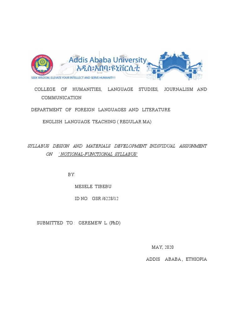 Notional-Functional Syllabus Overview | PDF | Language Education | Teachers