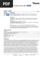 Pierce BCA Protein Assay Kit: User Guide | PDF | Physical Sciences ...
