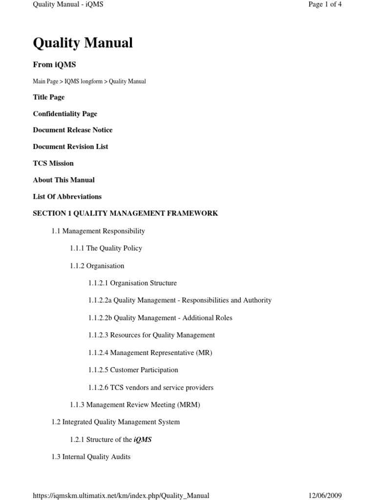 Quality Manual | PDF | Software Testing | Project Management