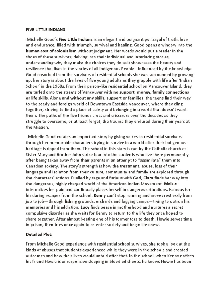 Five Little Indians | PDF