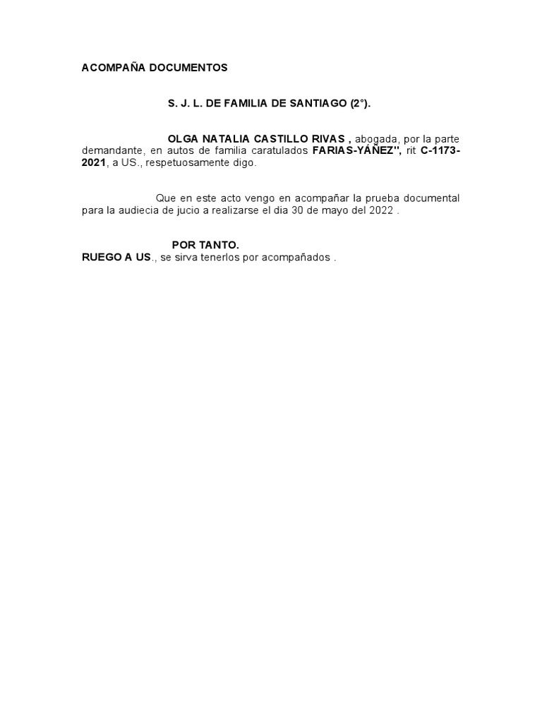 Acompaña Documentos | PDF