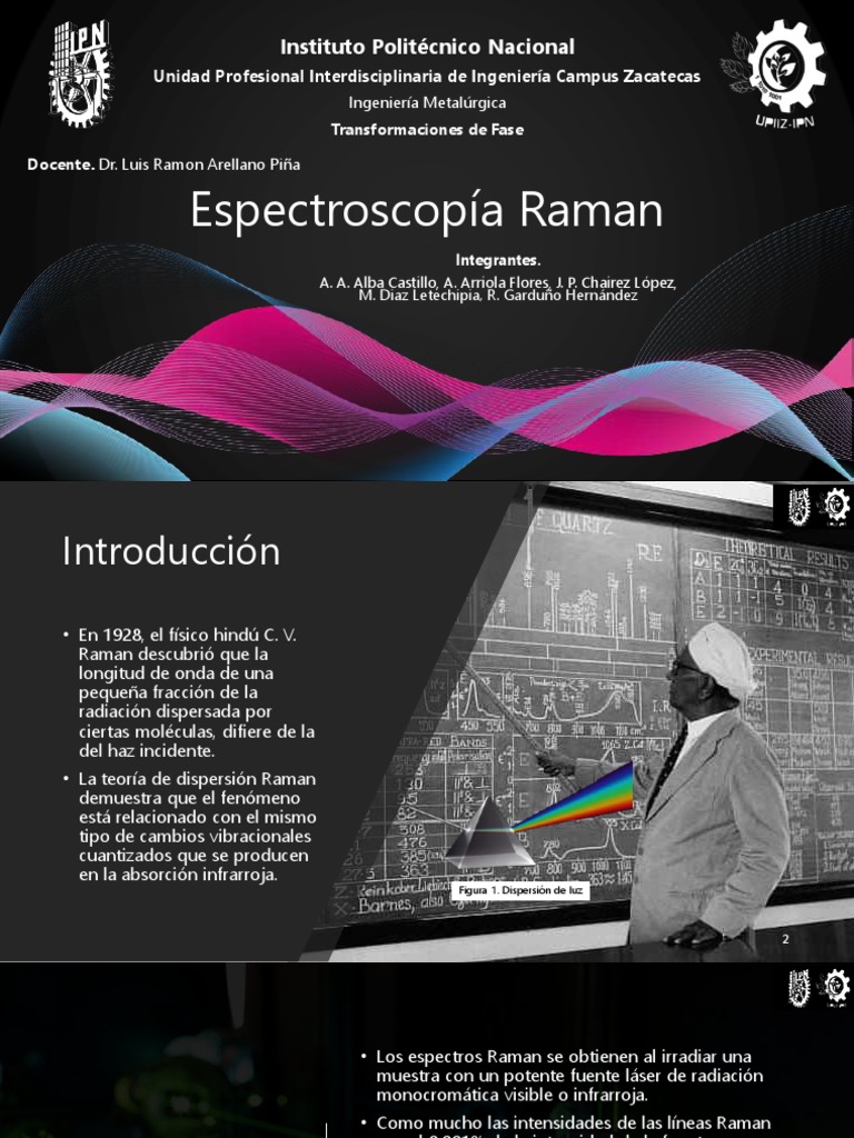 Espectroscopía Raman | PDF | Espectroscopía Raman | Espectroscopia