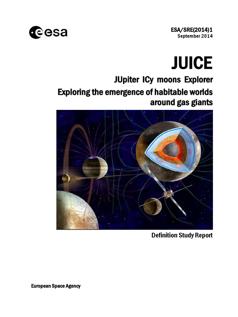 ESA JUICE Mission | PDF | Jupiter | Europa (Moon)