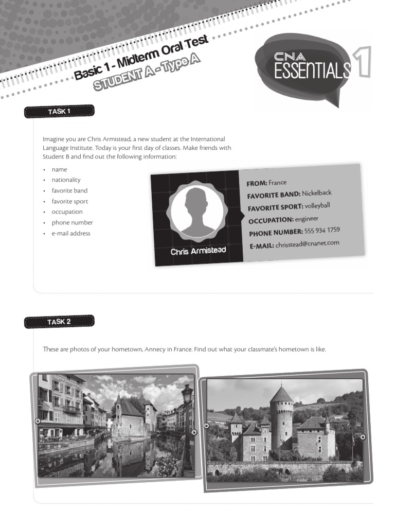 Basic 1 - Midterm Oral Tests | PDF