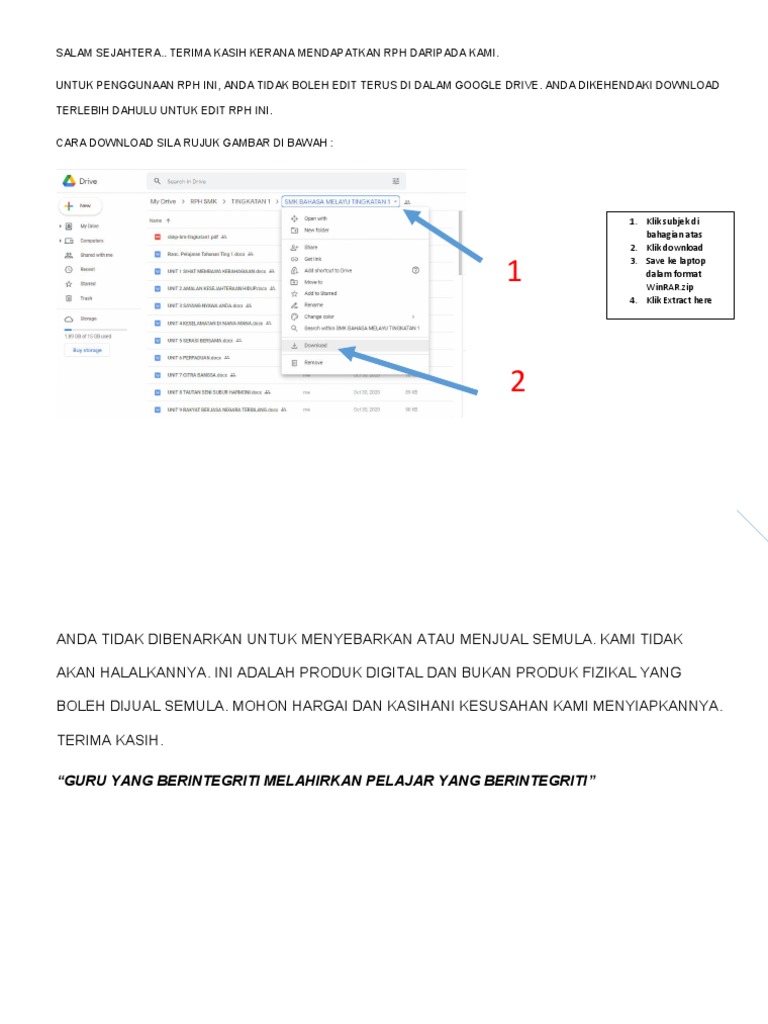 1.0 Cara Download | PDF