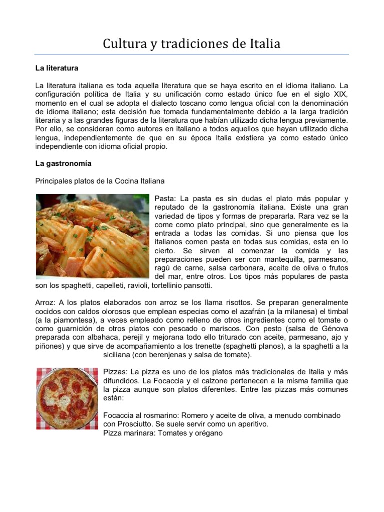 Costumbres Y Tradiciones De Italia 7 Tradiciones De Italia Que Te