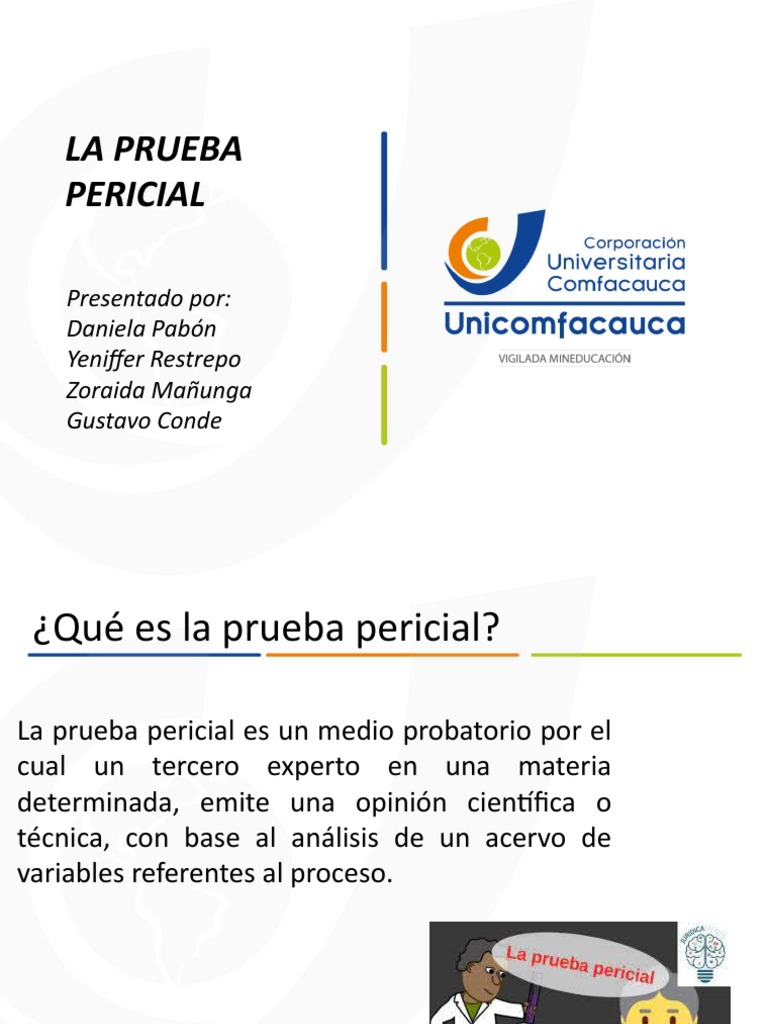La Prueba Pericial | PDF | Testigo experto | Experto